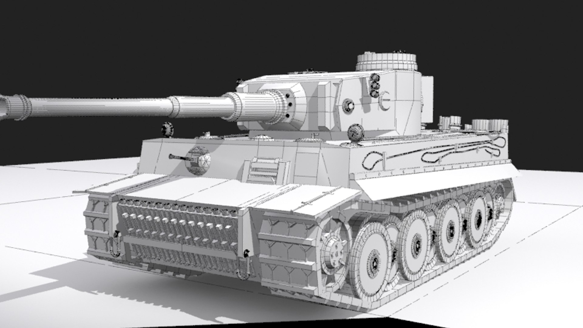 Tiger tank 3D - TurboSquid 1470856