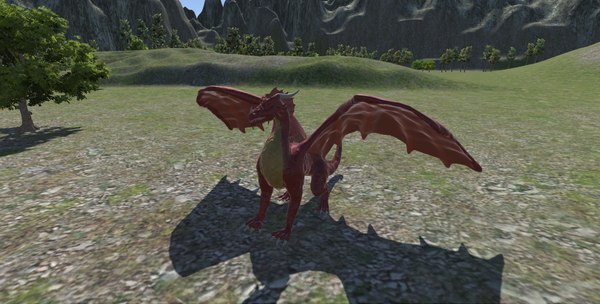 Red dragon 3D - TurboSquid 1310948