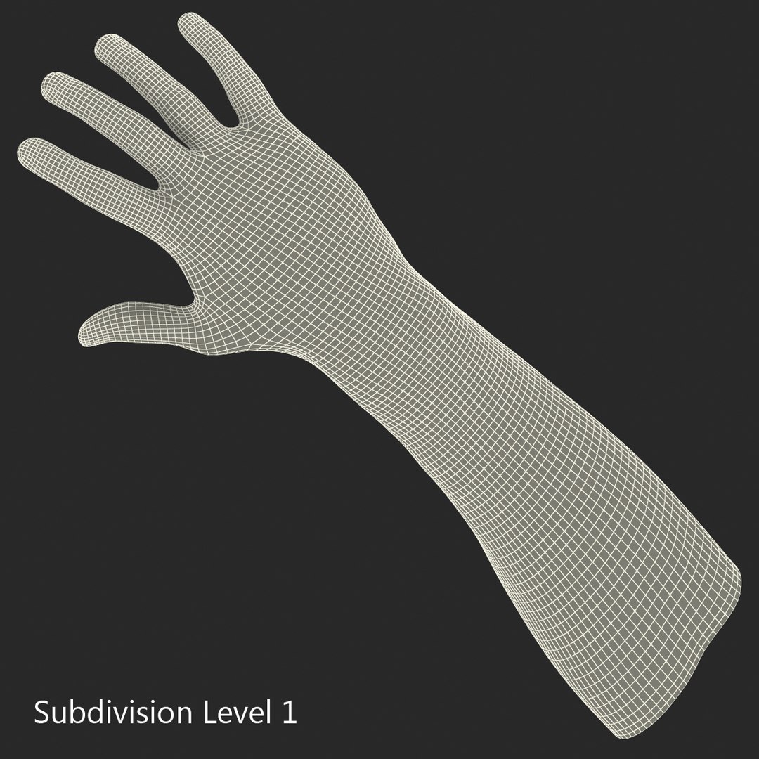 3d Model Human Hand Arm