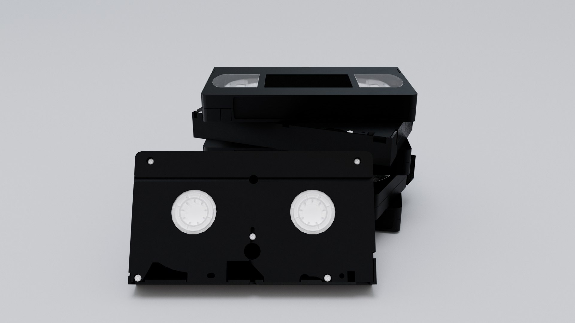 VHS Video Tapes Stacked - 3D Asset Model - TurboSquid 1772722