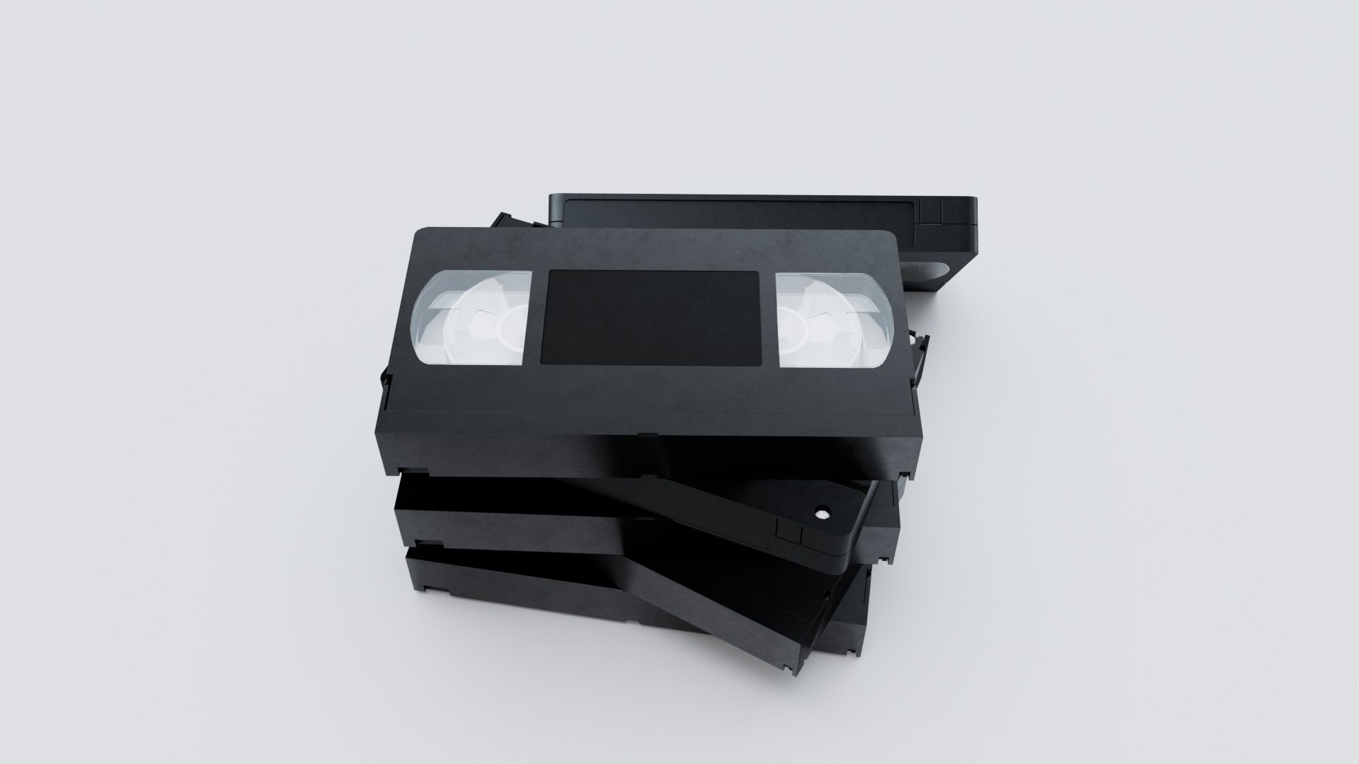 VHS Video Tapes Stacked - 3D Asset Model - TurboSquid 1772722