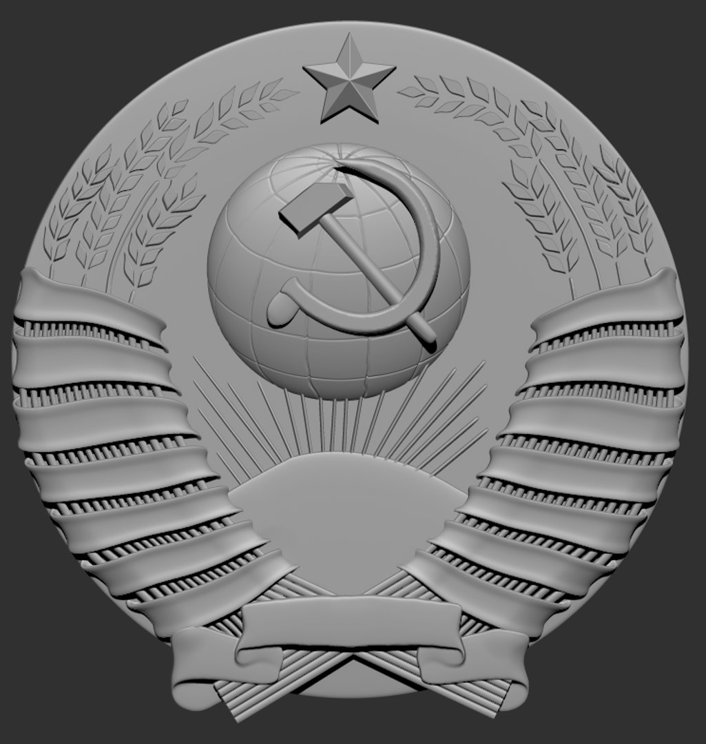 Ussr Emblem 3D - TurboSquid 1360735