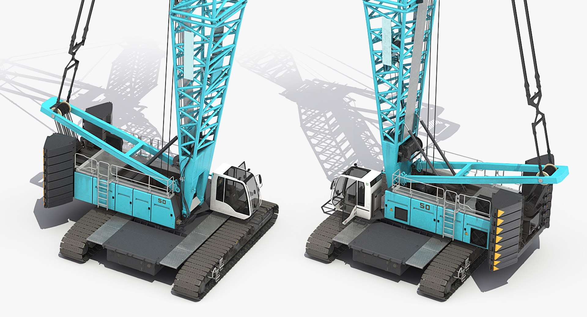 3D crawler crane generic rigged - TurboSquid 1301639