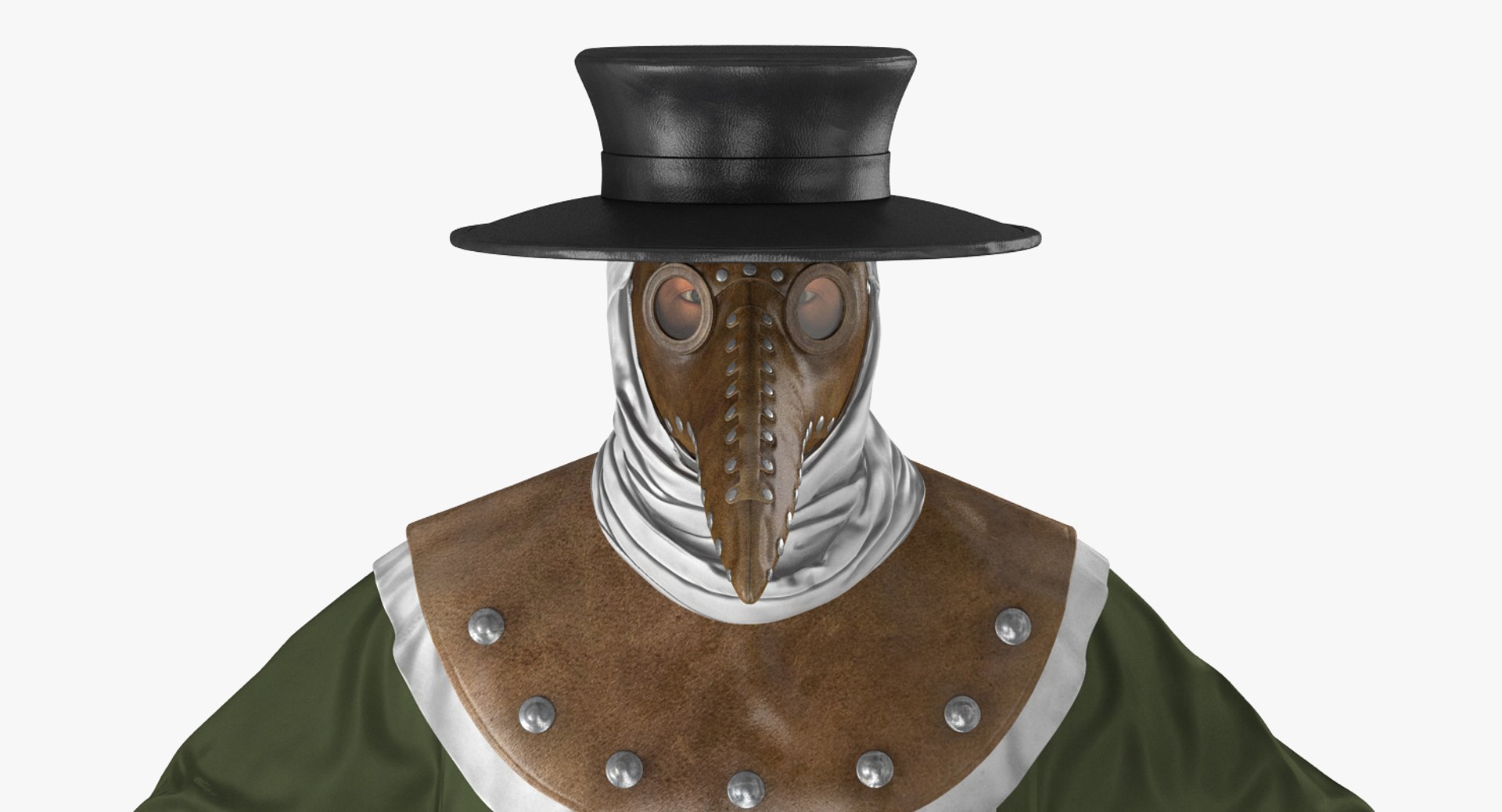 3D Plague Doctor Model - TurboSquid 1173965