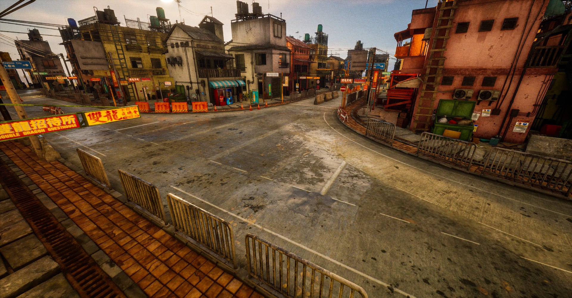 3D ASIAN URBAN ENVIRONMENT SCENE - HONGKONG COMPLETE PACK - TurboSquid ...