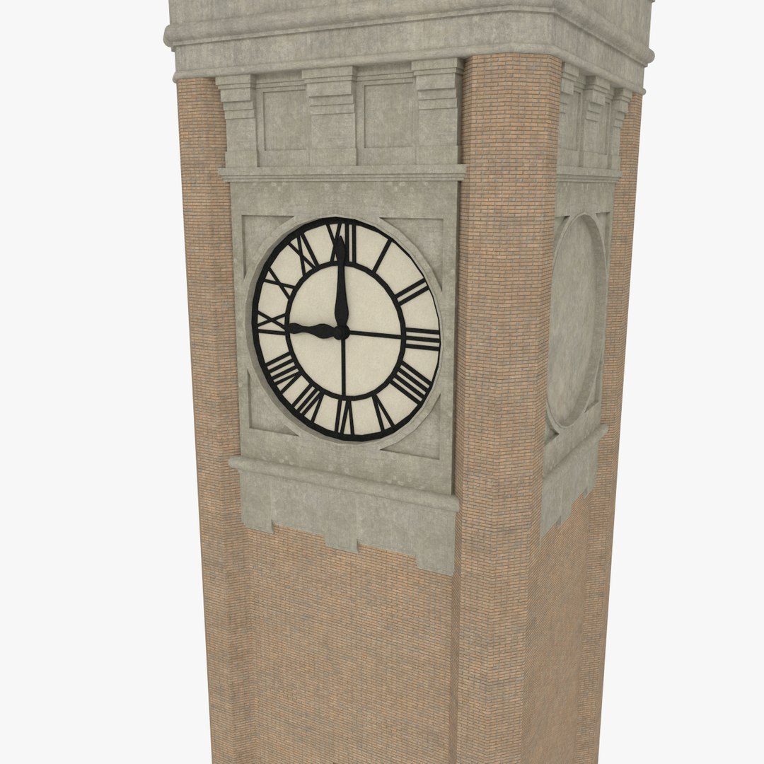 3dsmax Clock Tower