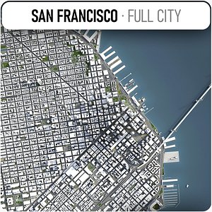 San francisco bay area 3D model - TurboSquid 1439230