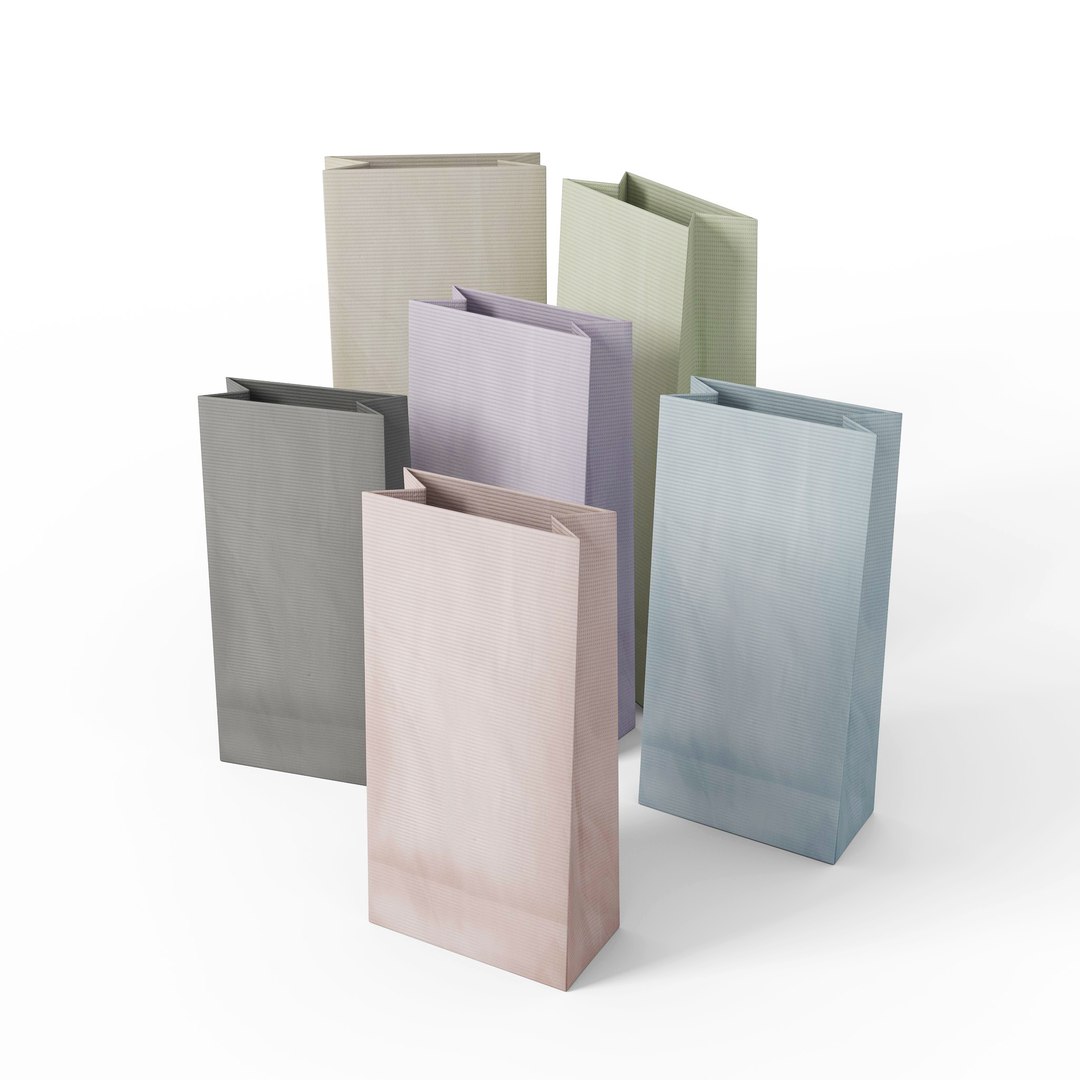 3D candy bag pastel colored - TurboSquid 1197098