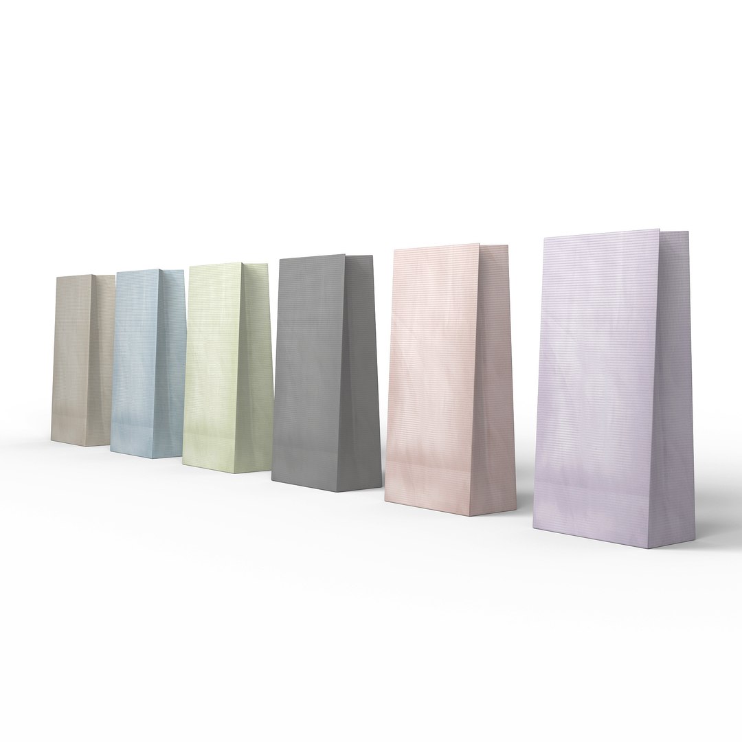 3D candy bag pastel colored - TurboSquid 1197098