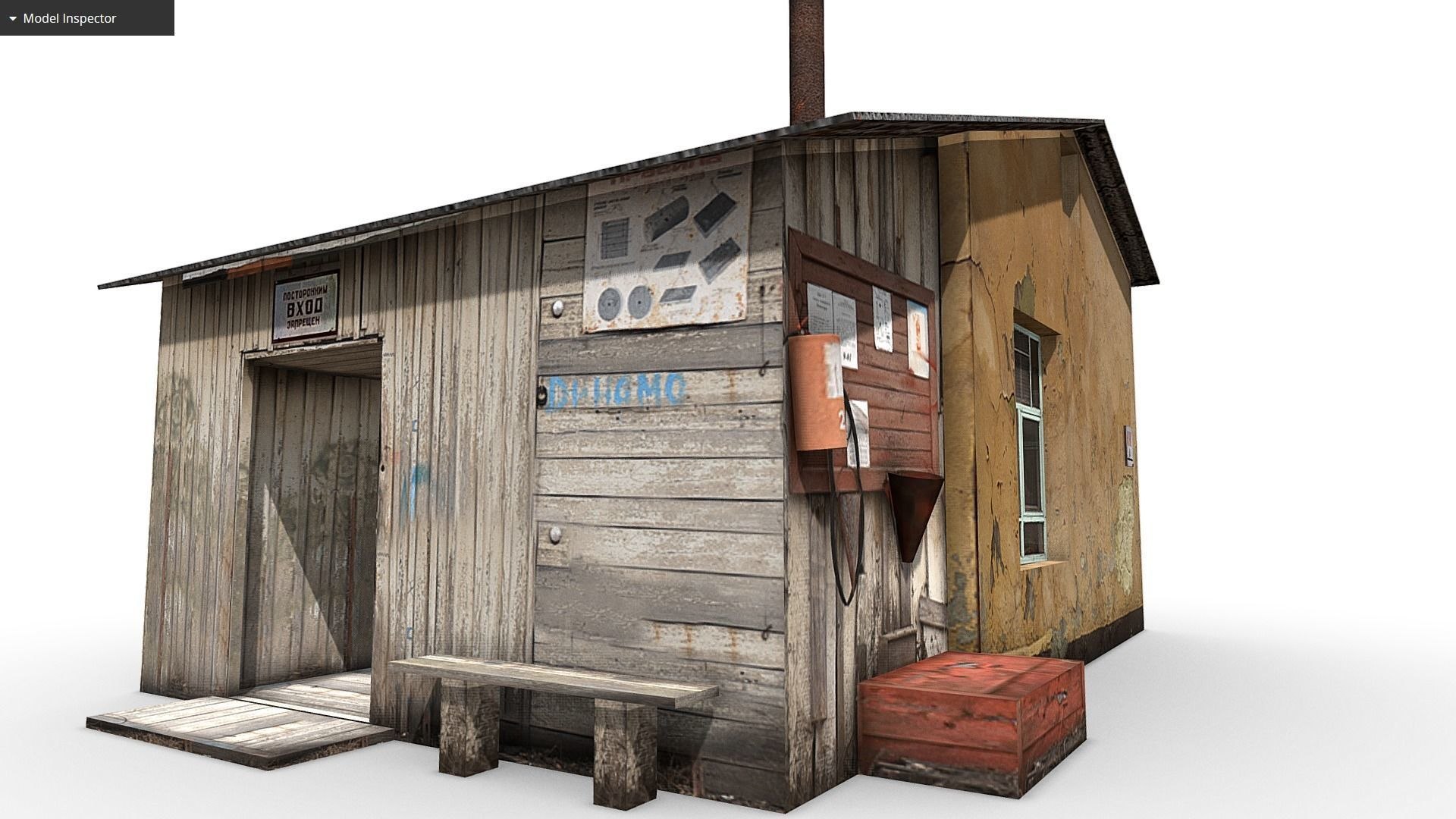 Workers Booth 3D Model - TurboSquid 1815609