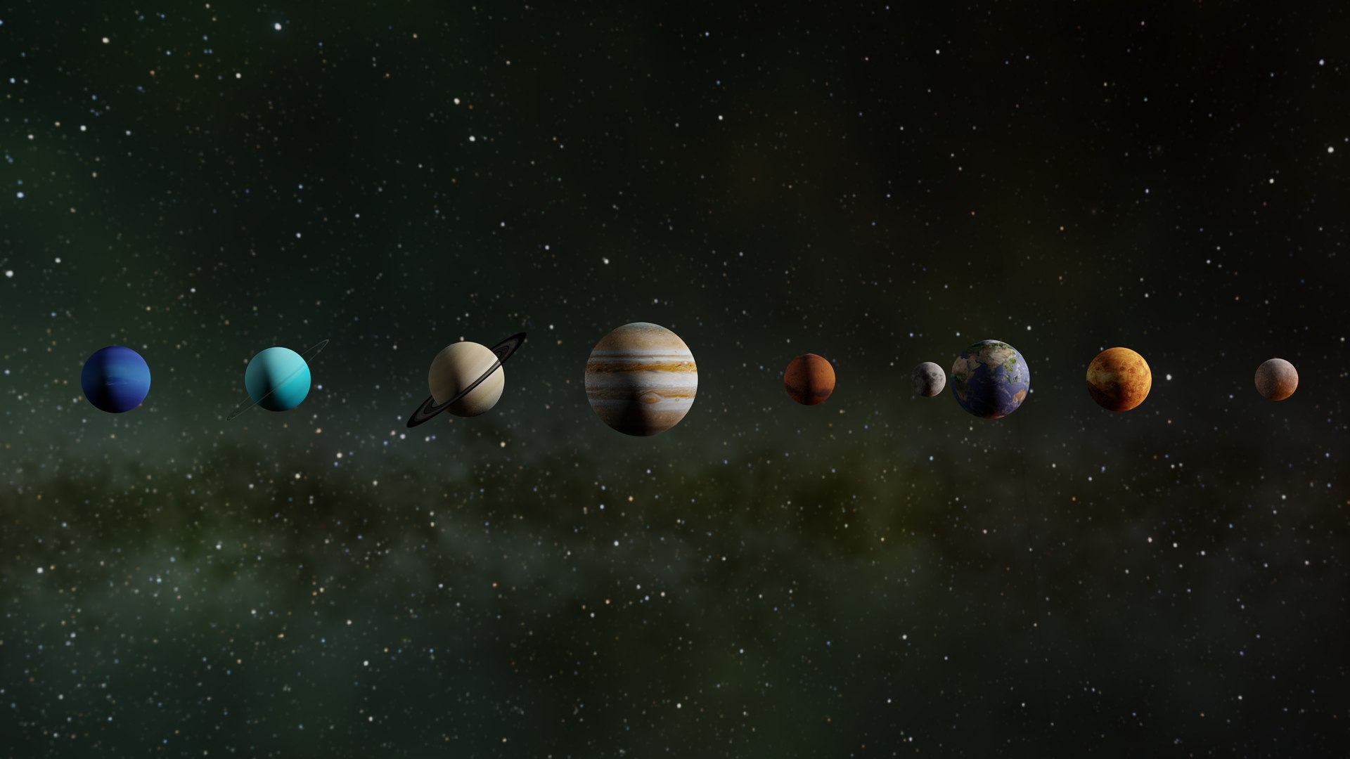 Solar System Planets 3D Models Model - TurboSquid 2230652