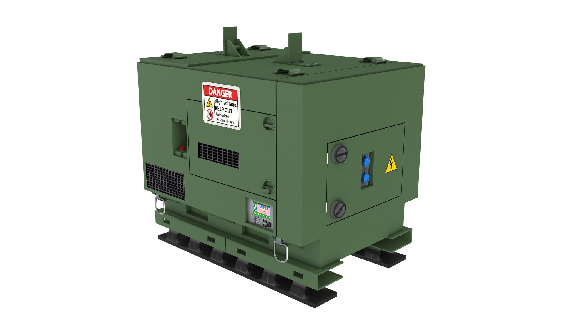 3D Military Generator - TurboSquid 2399771