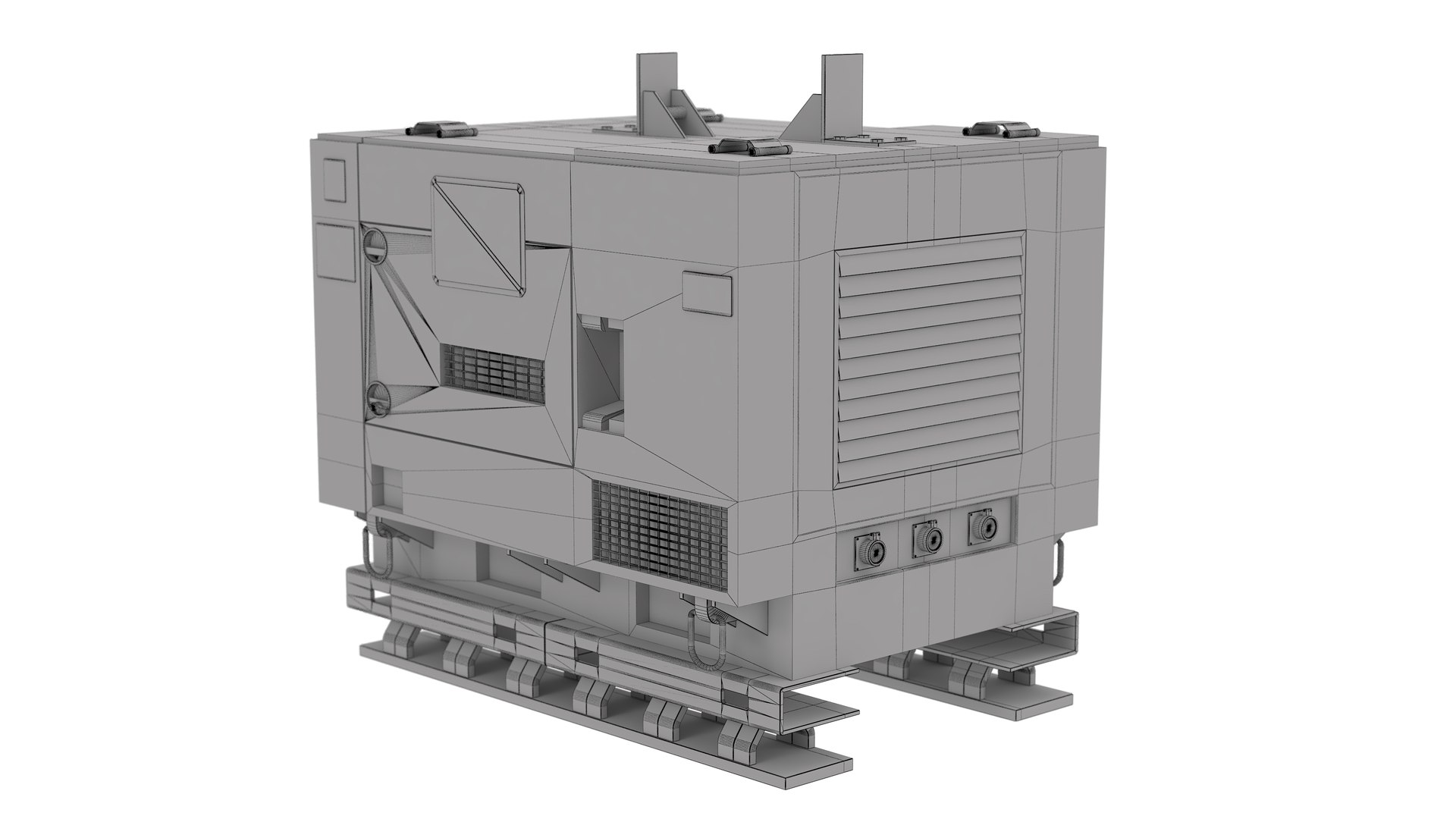 3D Military Generator - TurboSquid 2399771