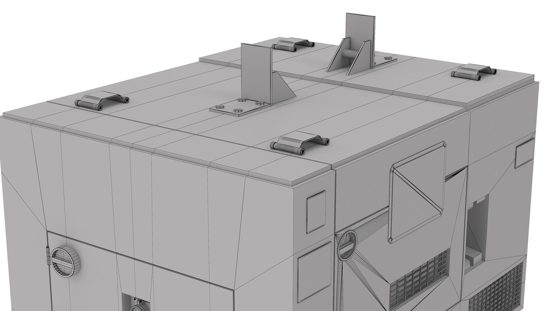 3D Military Generator - TurboSquid 2399771