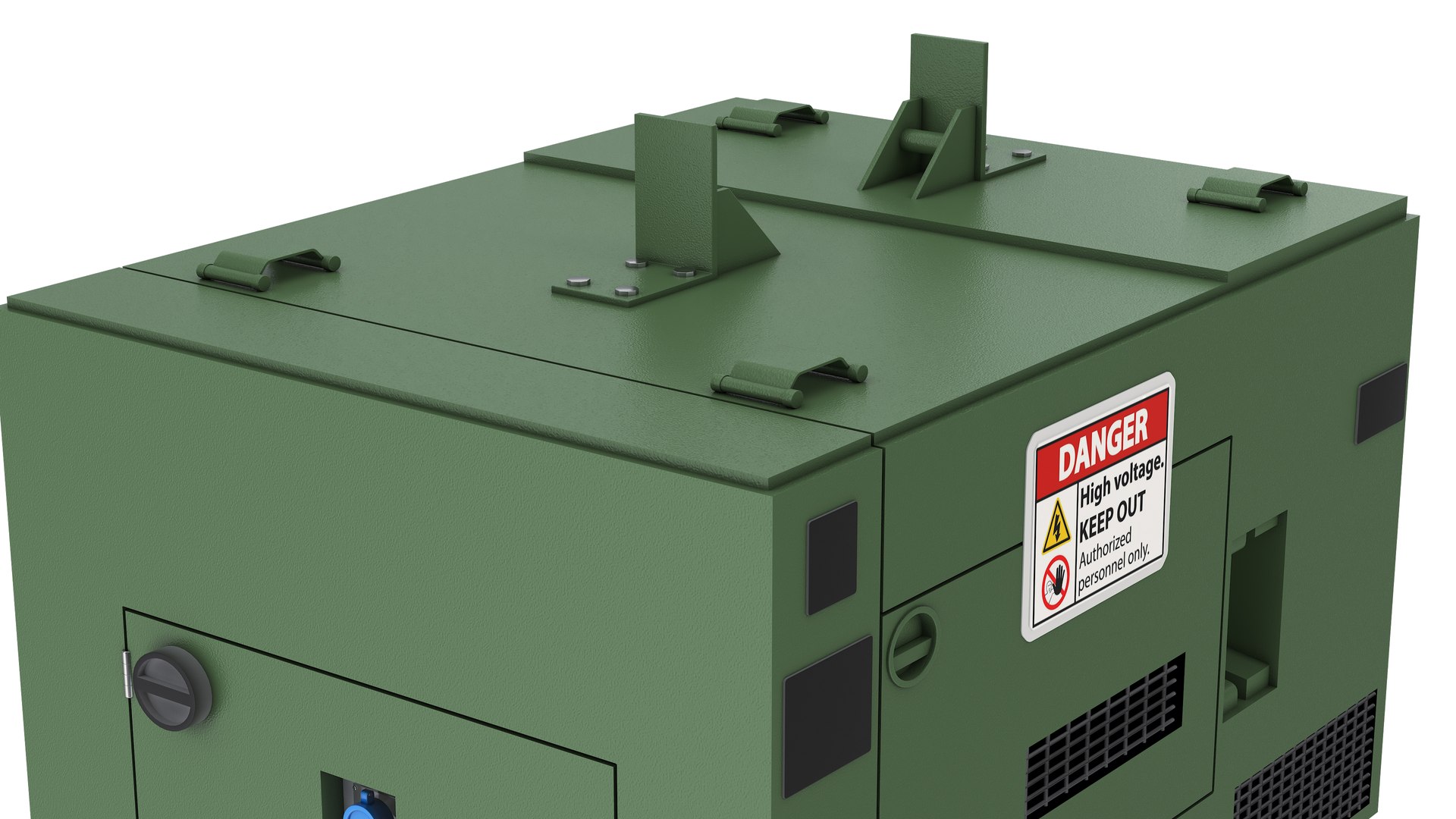 3D Military Generator - TurboSquid 2399771