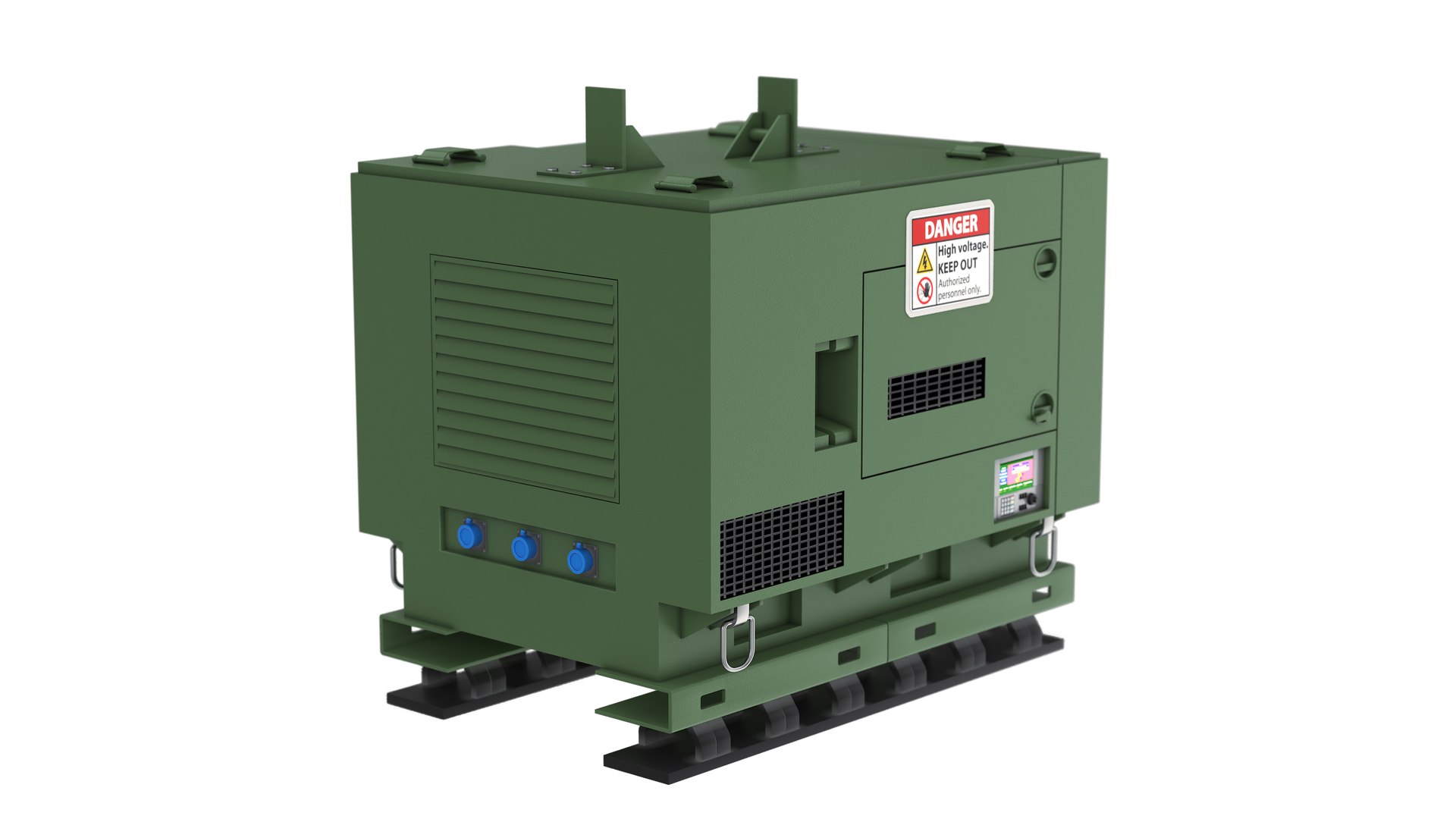 3D Military Generator - TurboSquid 2399771