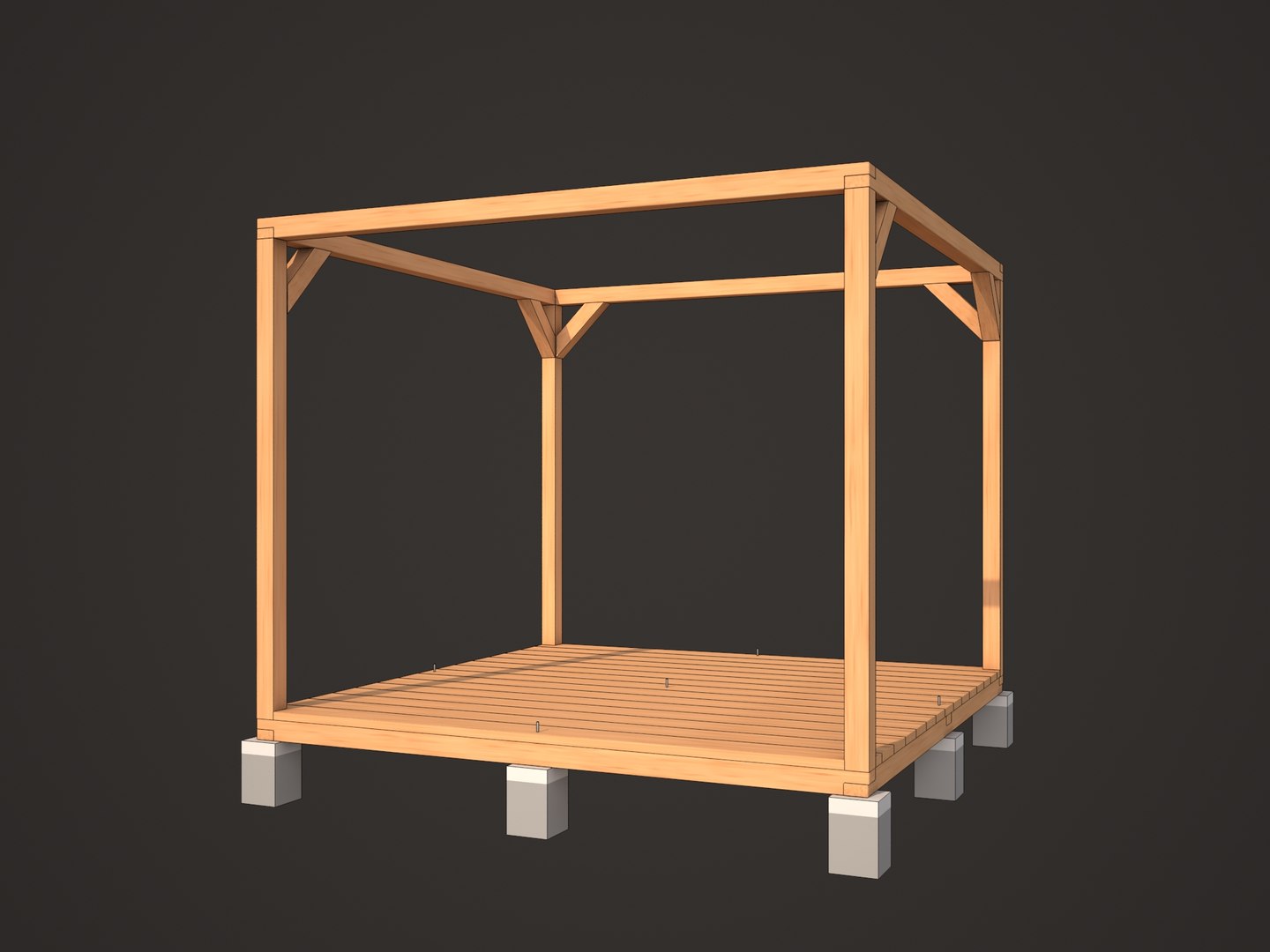 3D Pavilion Model - TurboSquid 1218771