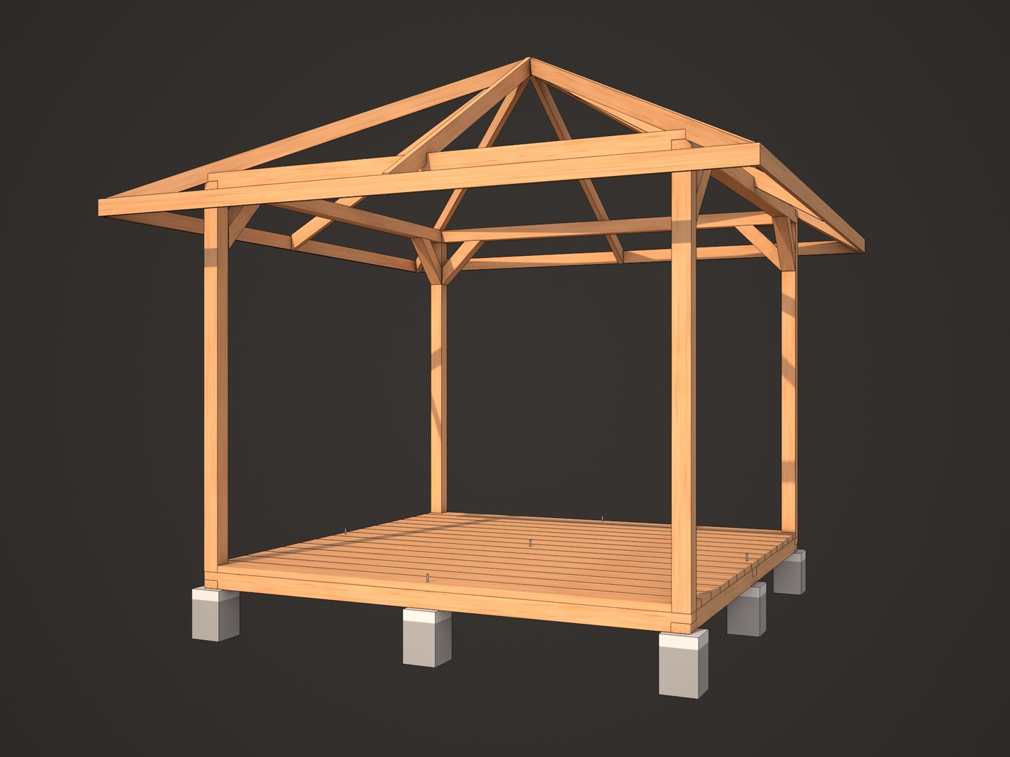 3D Pavilion Model - TurboSquid 1218771