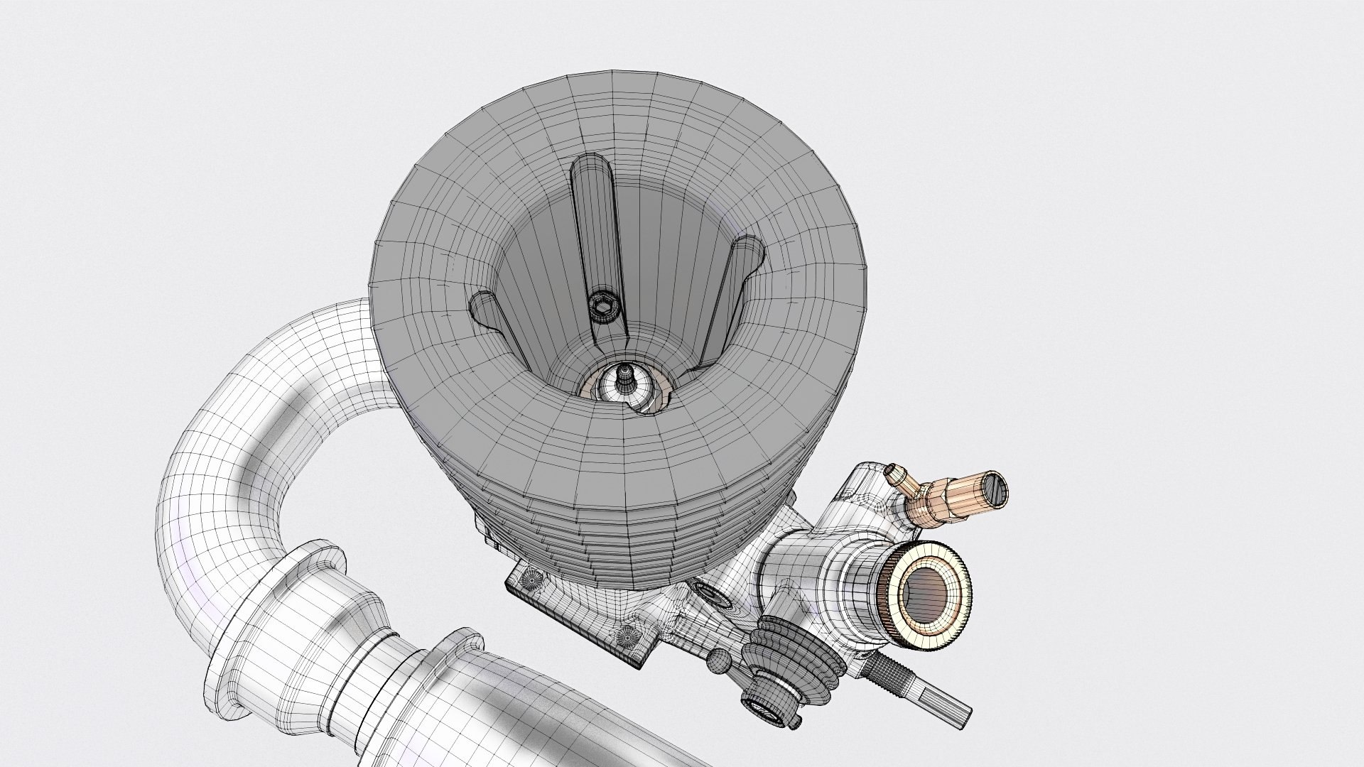 Engine Rc Nitro 3D Model - TurboSquid 1527525