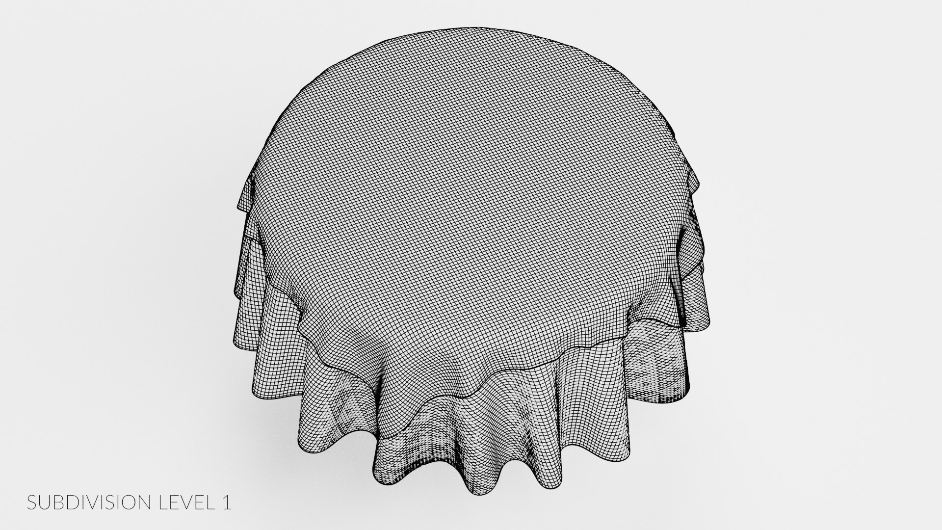 Table Cloth Tablecloth Model - TurboSquid 1507182