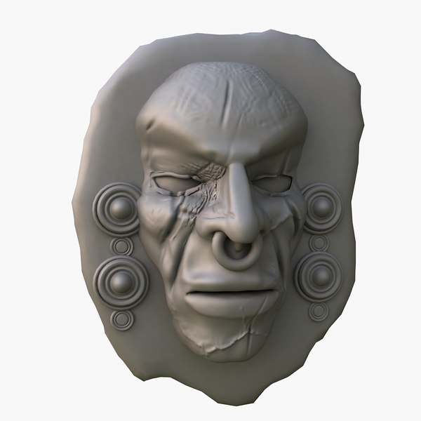 of stone totems heads