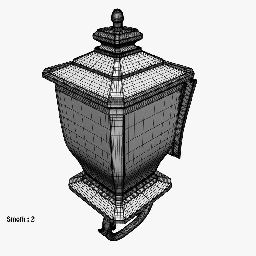 Realistic Lantern 3d 3ds