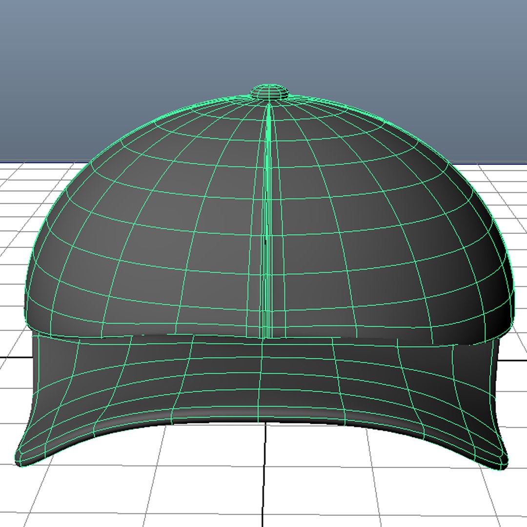3d model casual cap