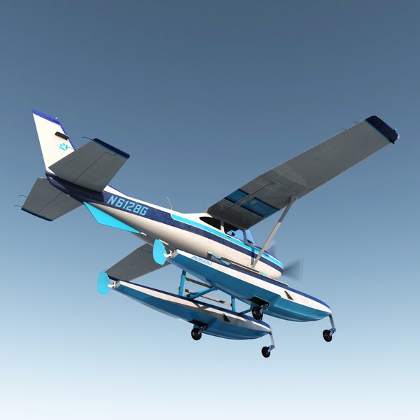 Cesna 182 Skylane on Floats 3D 모델 3D 모델 - TurboSquid 1038561