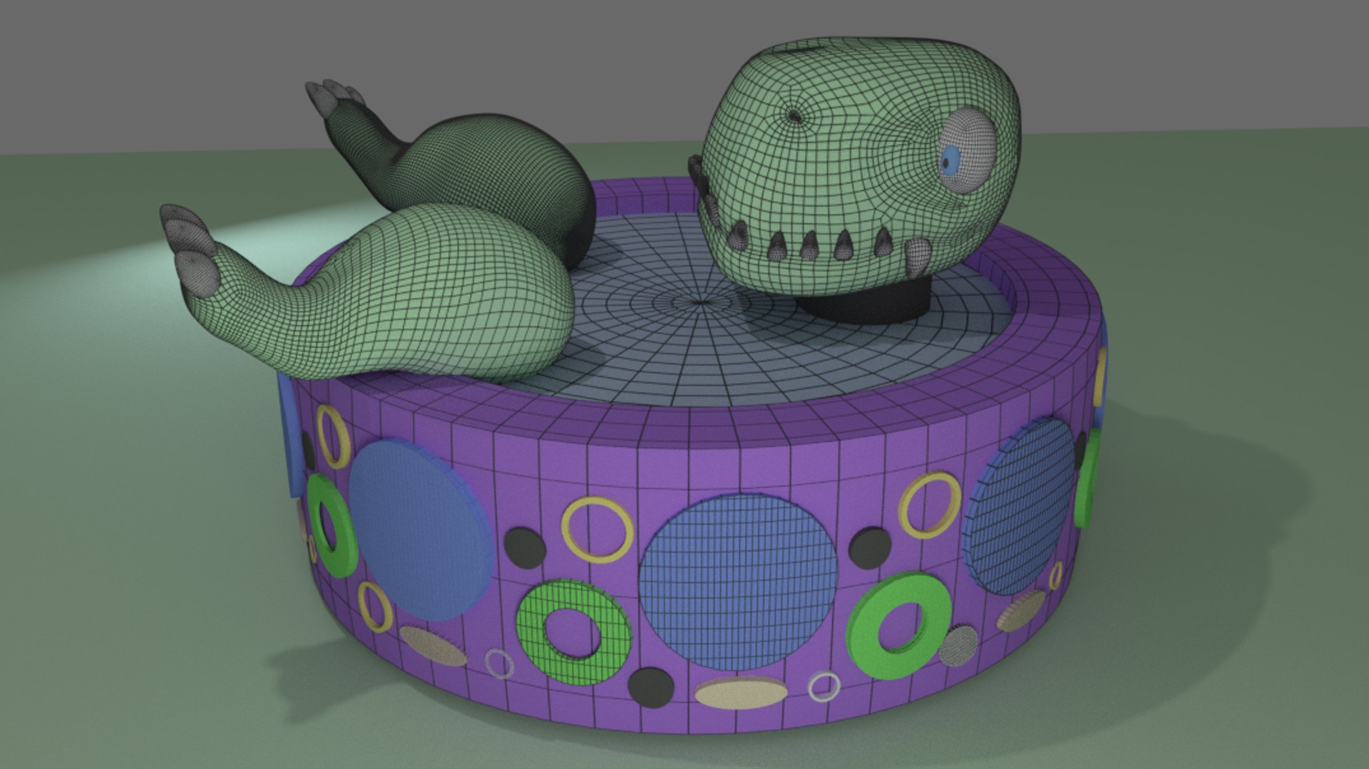 T-rex Tank Model - TurboSquid 1384363