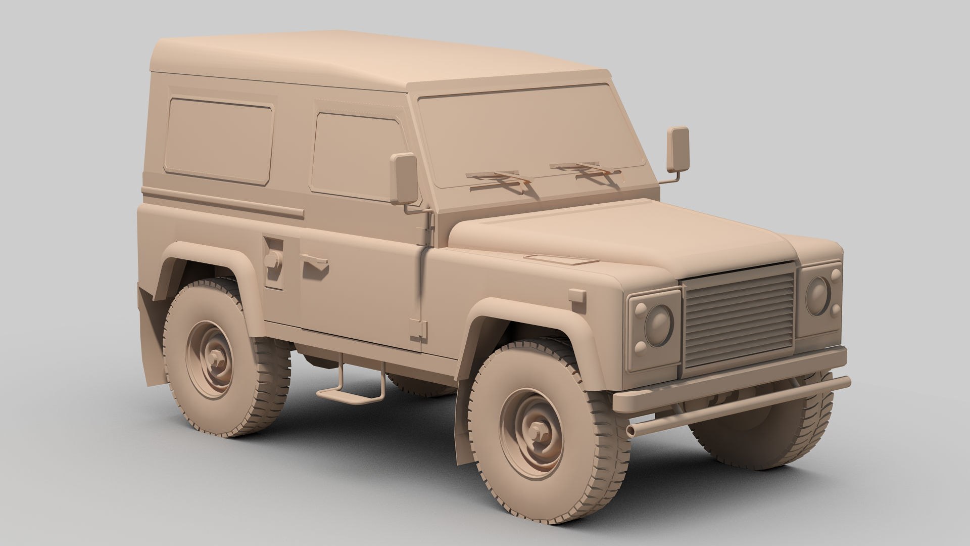3D Land Rover Defender 90 - TurboSquid 2201457