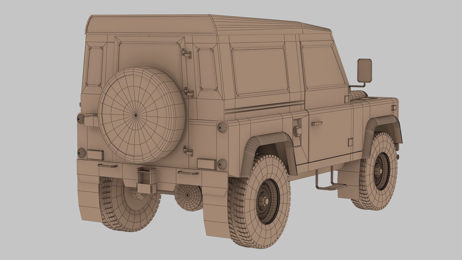 3D Land Rover Defender 90 - TurboSquid 2201457