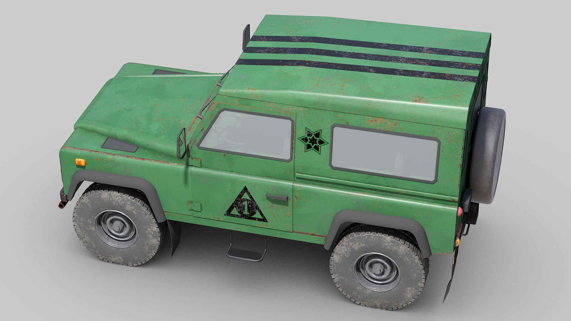 3D Land Rover Defender 90 - TurboSquid 2201457