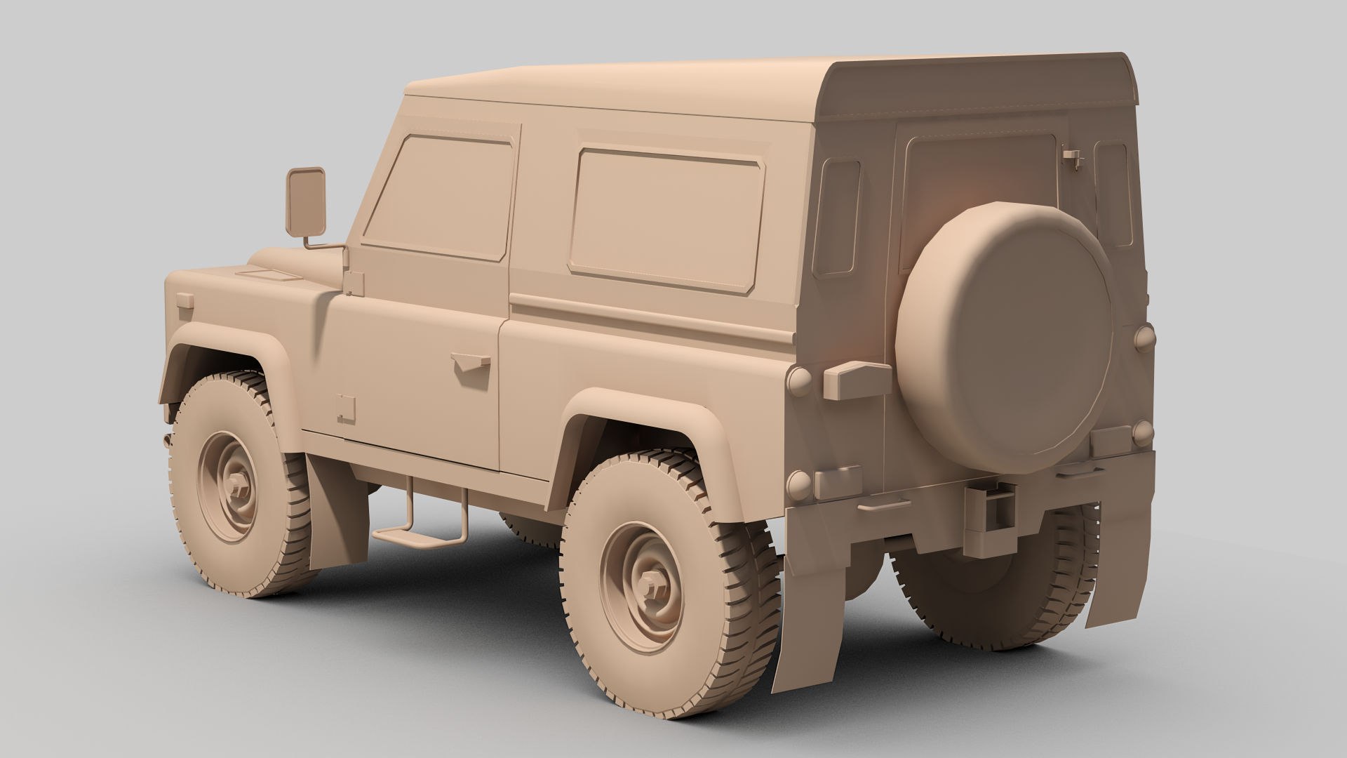 3D Land Rover Defender 90 - TurboSquid 2201457