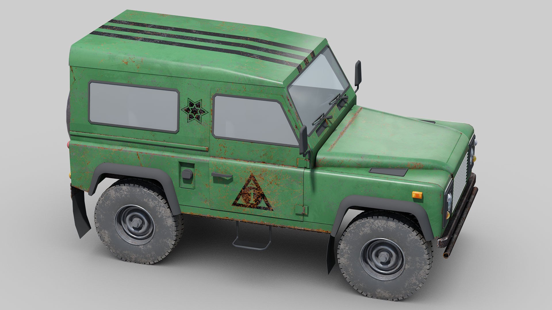 3D Land Rover Defender 90 - TurboSquid 2201457