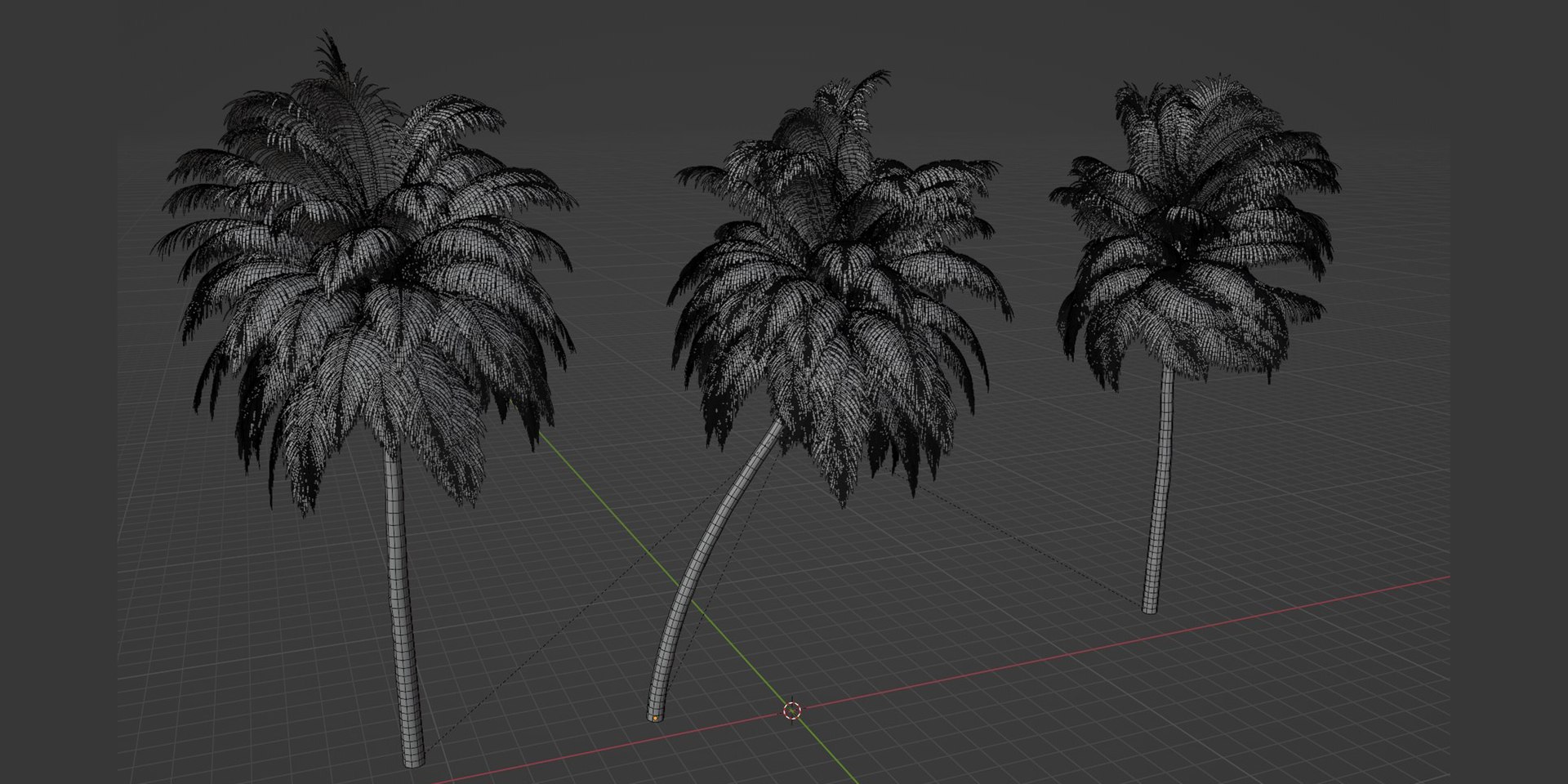 3D Model Palm Trees Collection 195-Blender-3dmodel - TurboSquid 2173380