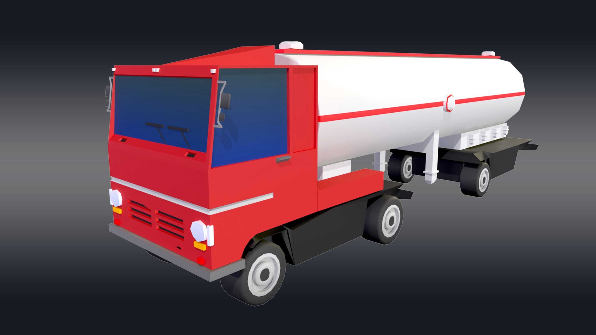3D Cartoonish Tanker 3D Model - TurboSquid 2124379