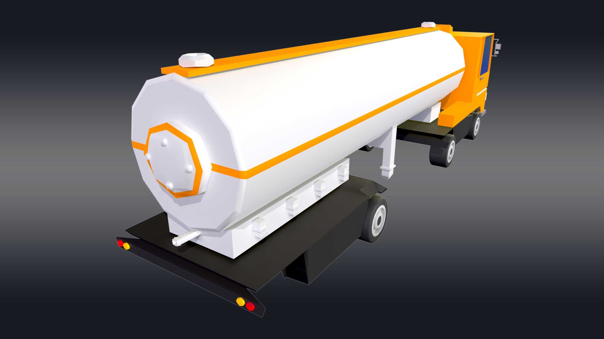 3D Cartoonish Tanker 3D Model - TurboSquid 2124379