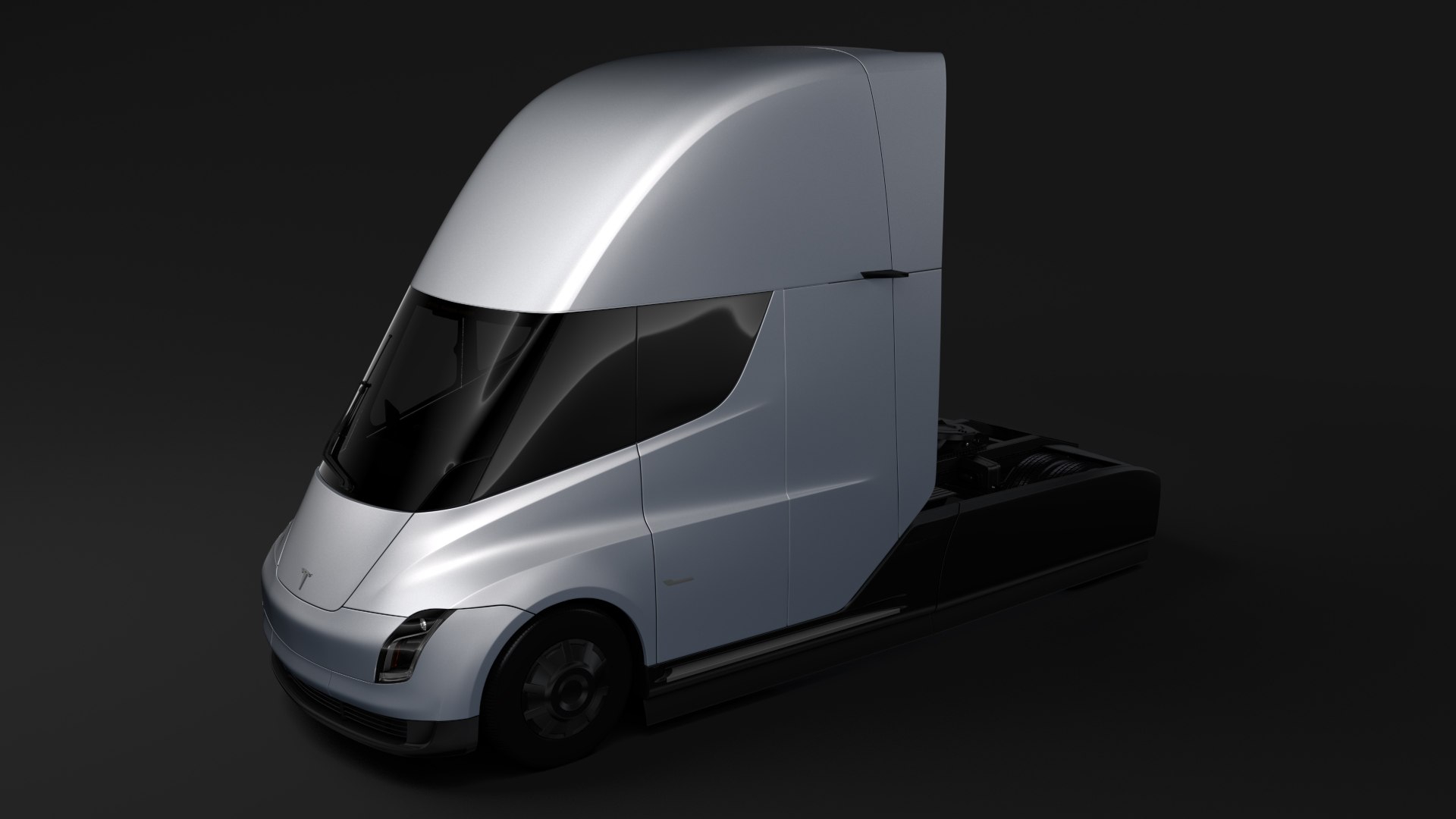 3D Model Tesla Semi 2axis 2018 - TurboSquid 1263584