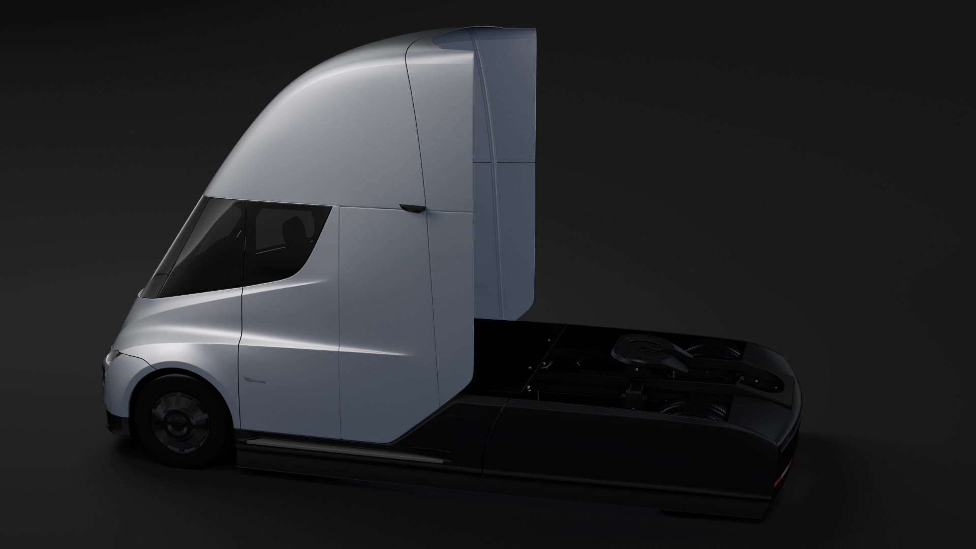 3D Model Tesla Semi 2axis 2018 - TurboSquid 1263584