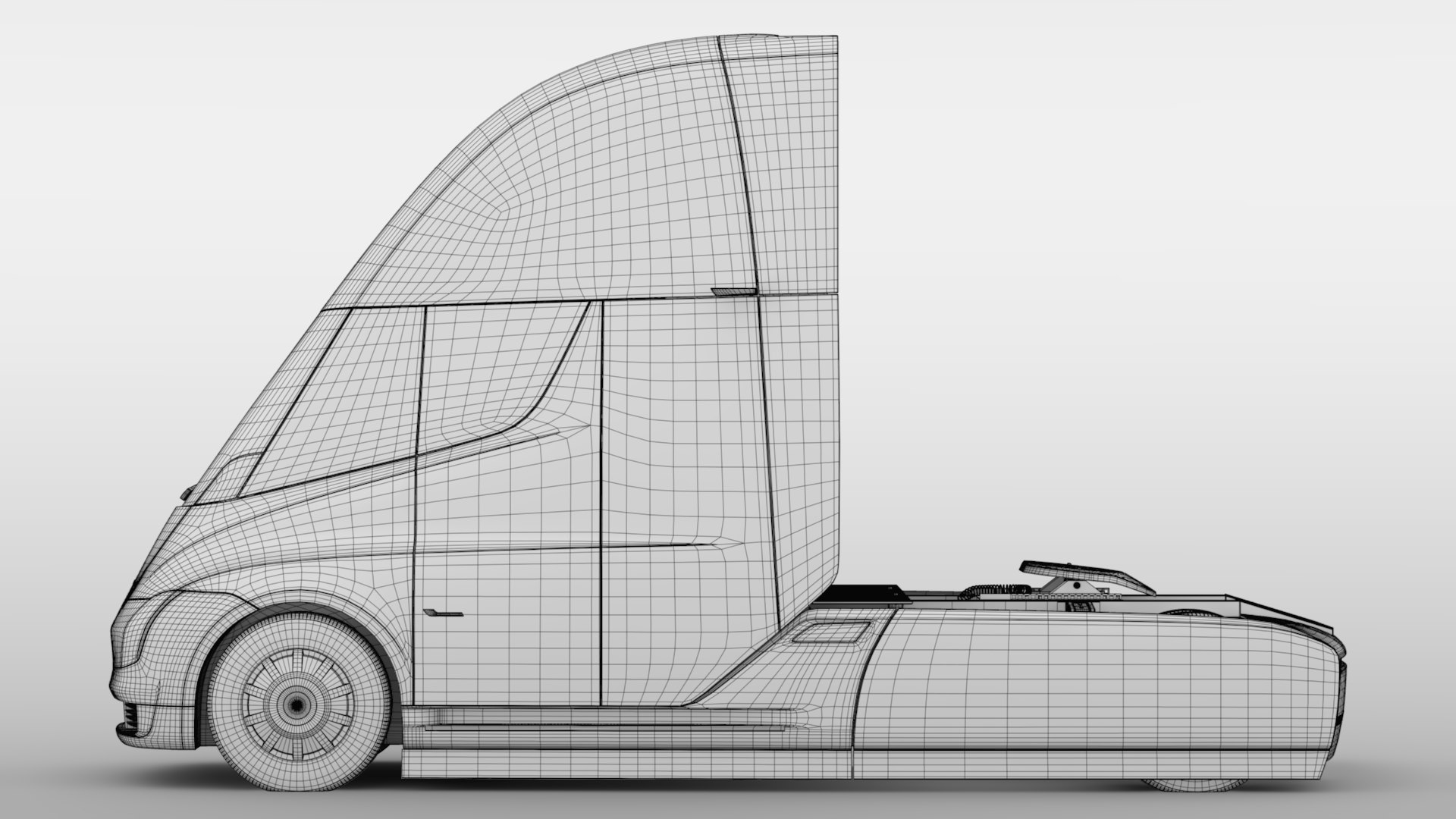 3D Model Tesla Semi 2axis 2018 - TurboSquid 1263584