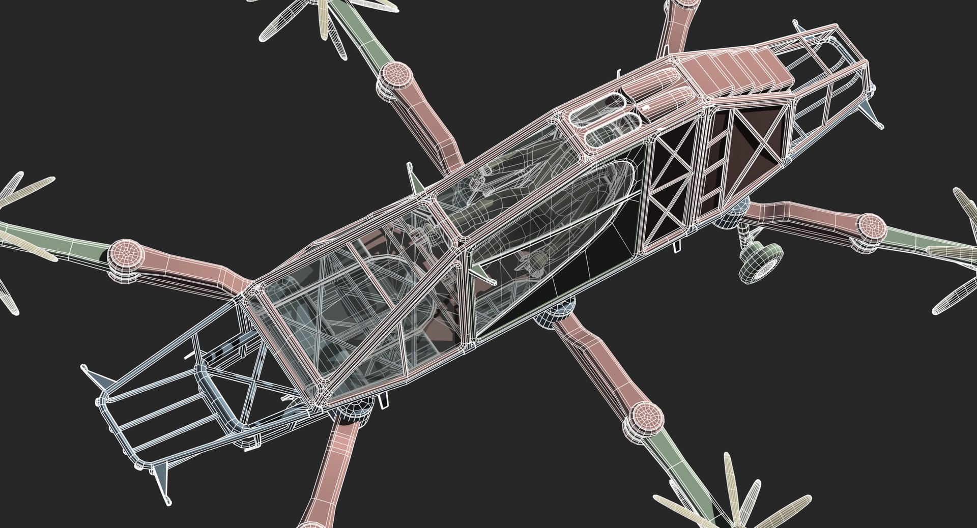 3D Model Multipurpose Flying Plataform - TurboSquid 2017732