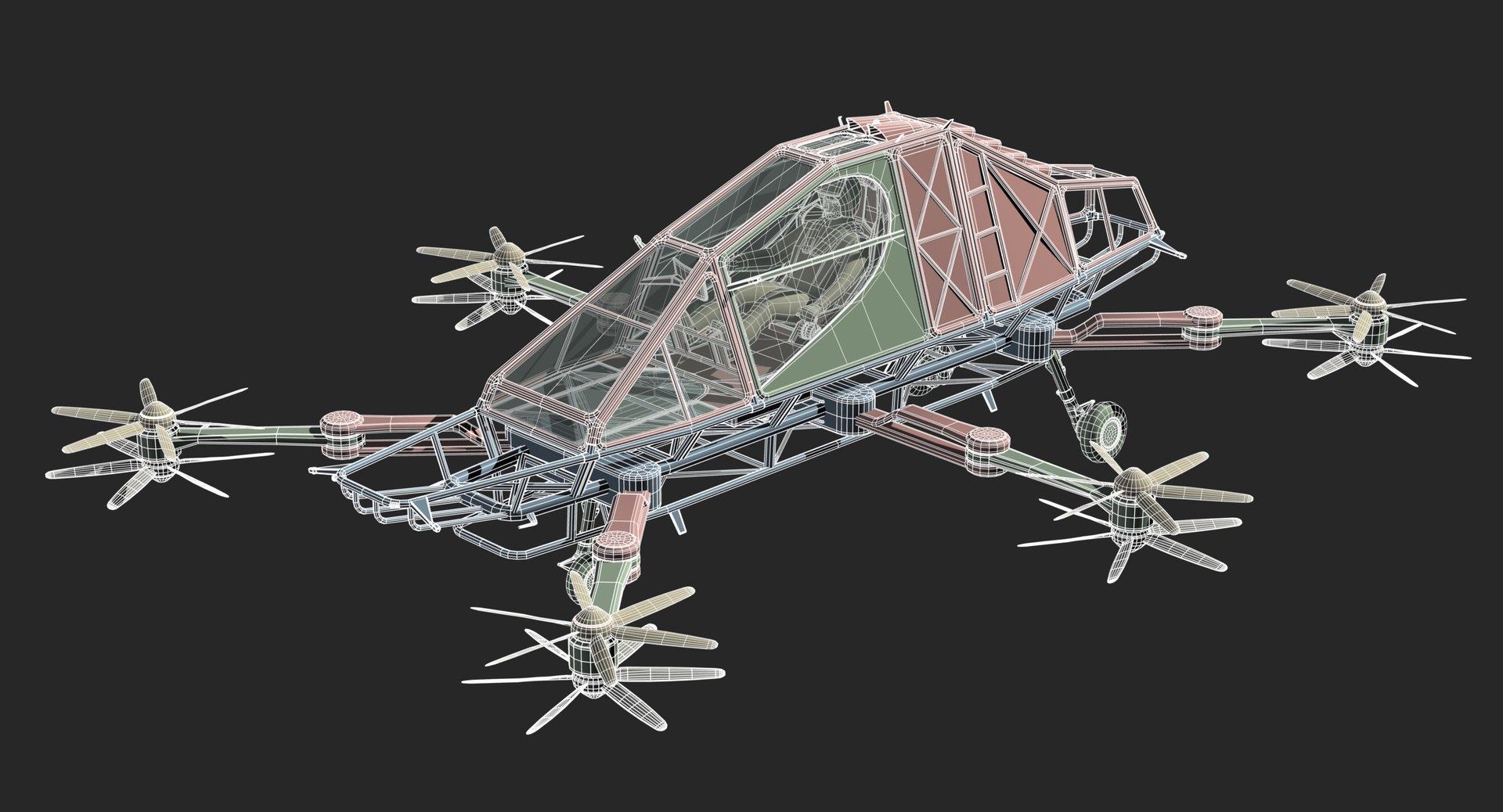 3D Model Multipurpose Flying Plataform - TurboSquid 2017732
