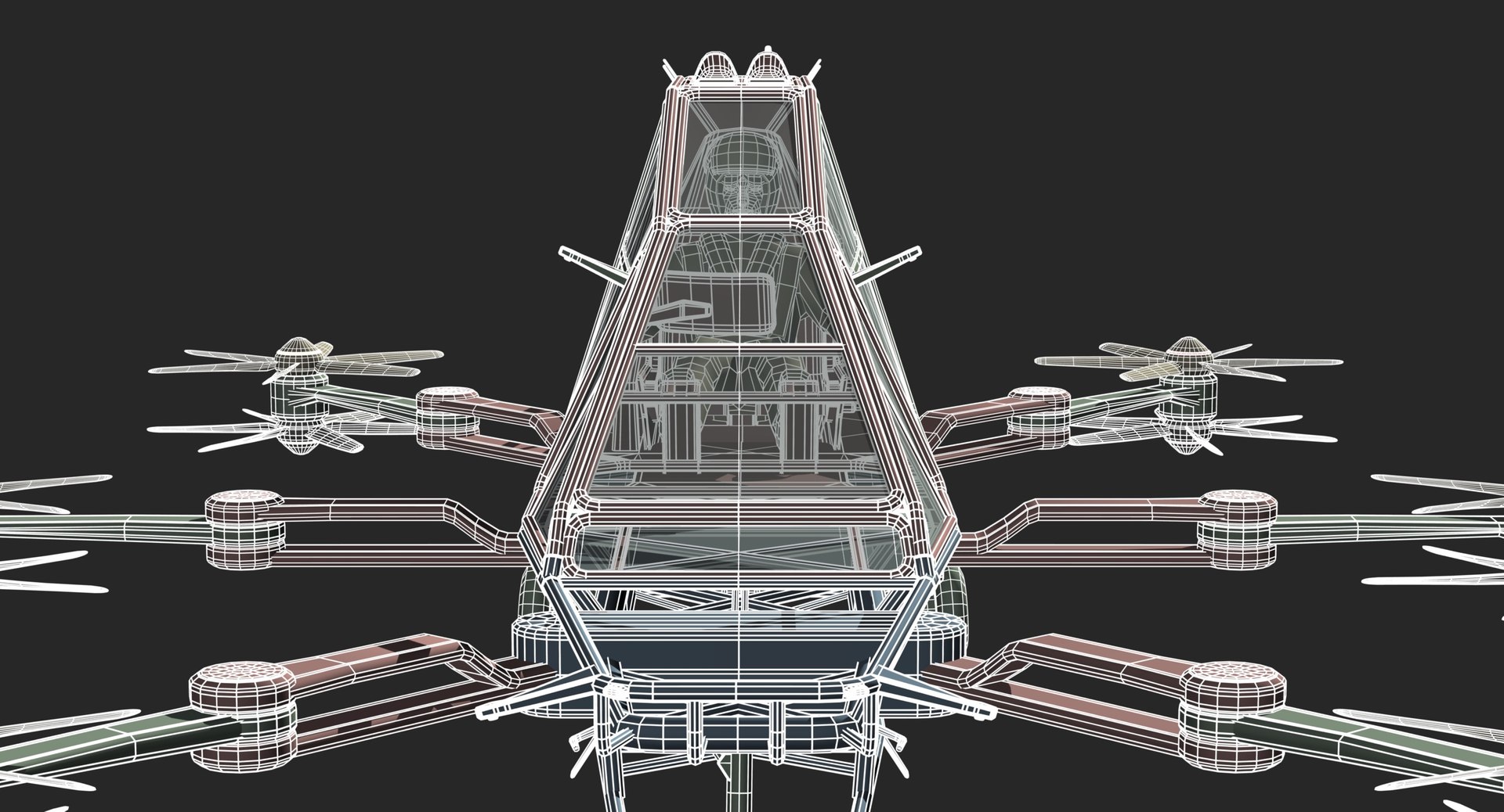 3D model Multipurpose flying plataform - TurboSquid 2017732