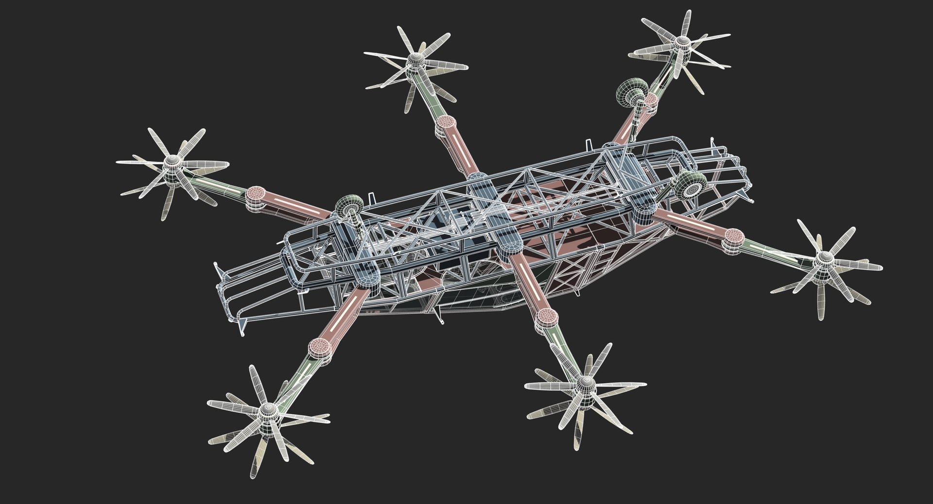 3D Model Multipurpose Flying Plataform - TurboSquid 2017732
