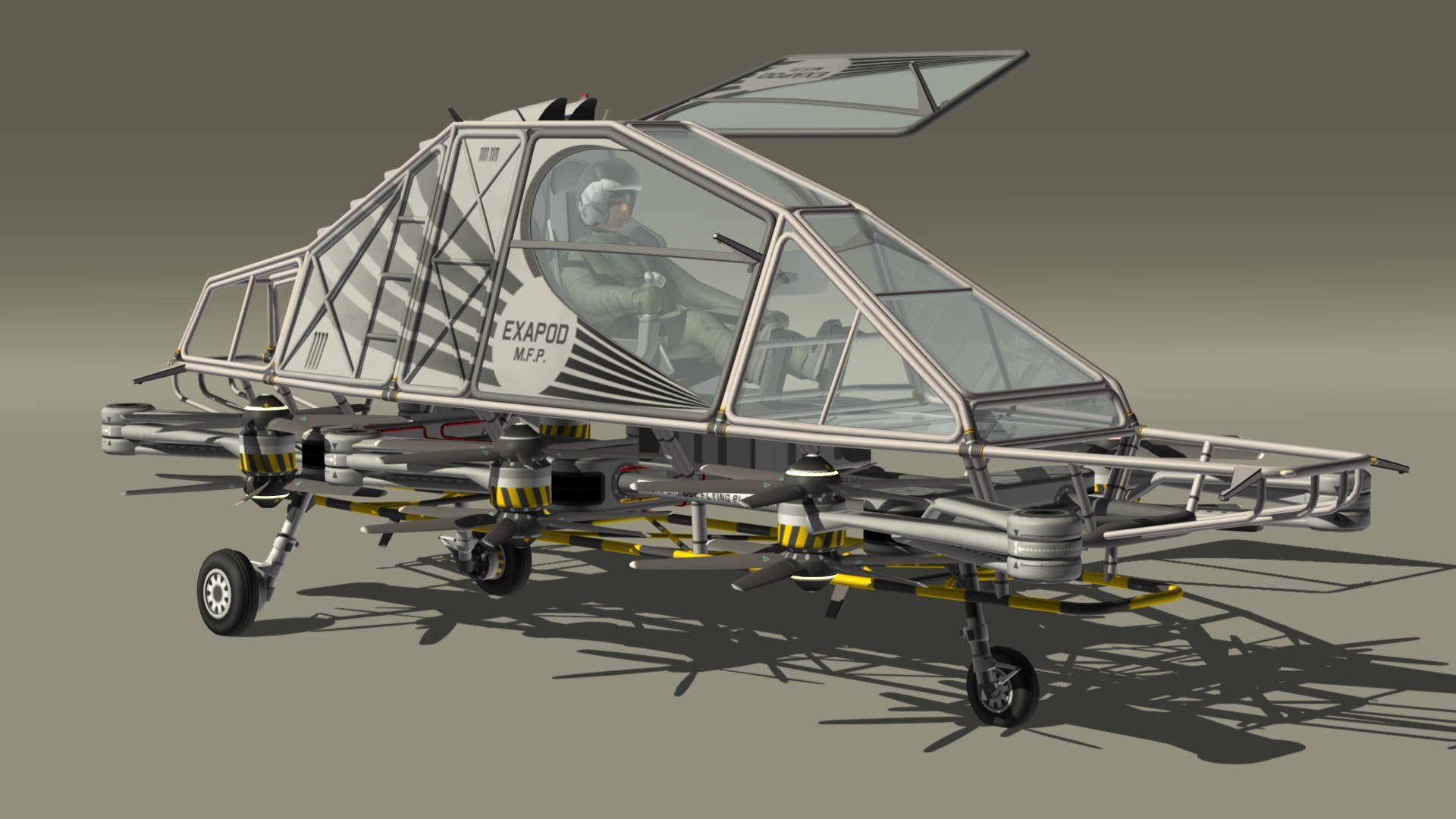 3D Model Multipurpose Flying Plataform - TurboSquid 2017732
