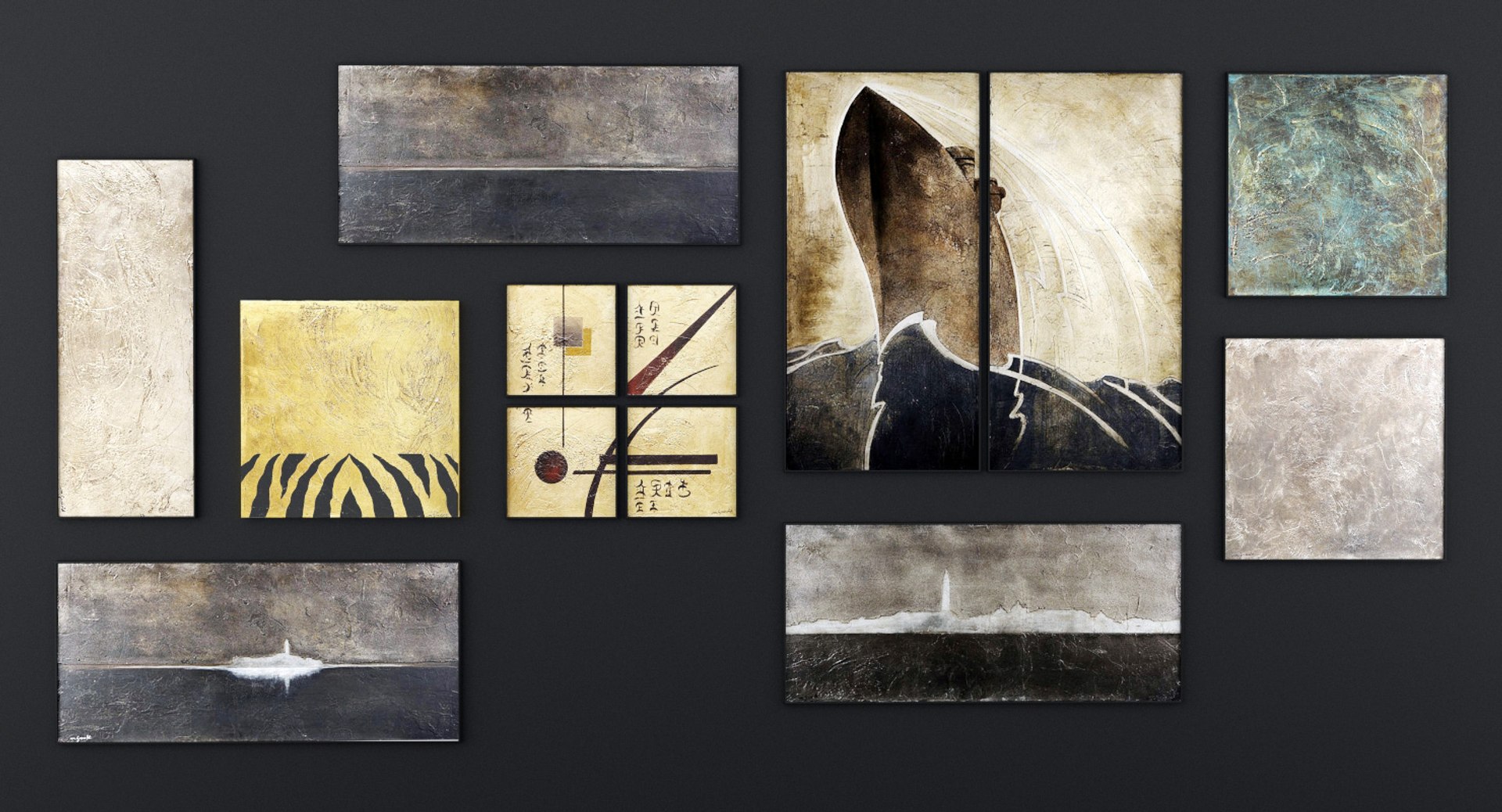 3d model smania decorative panels