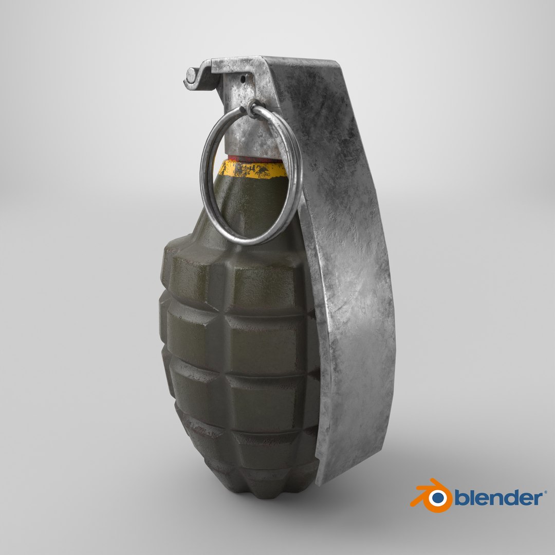 3D Hand Grenade Model - TurboSquid 1961906