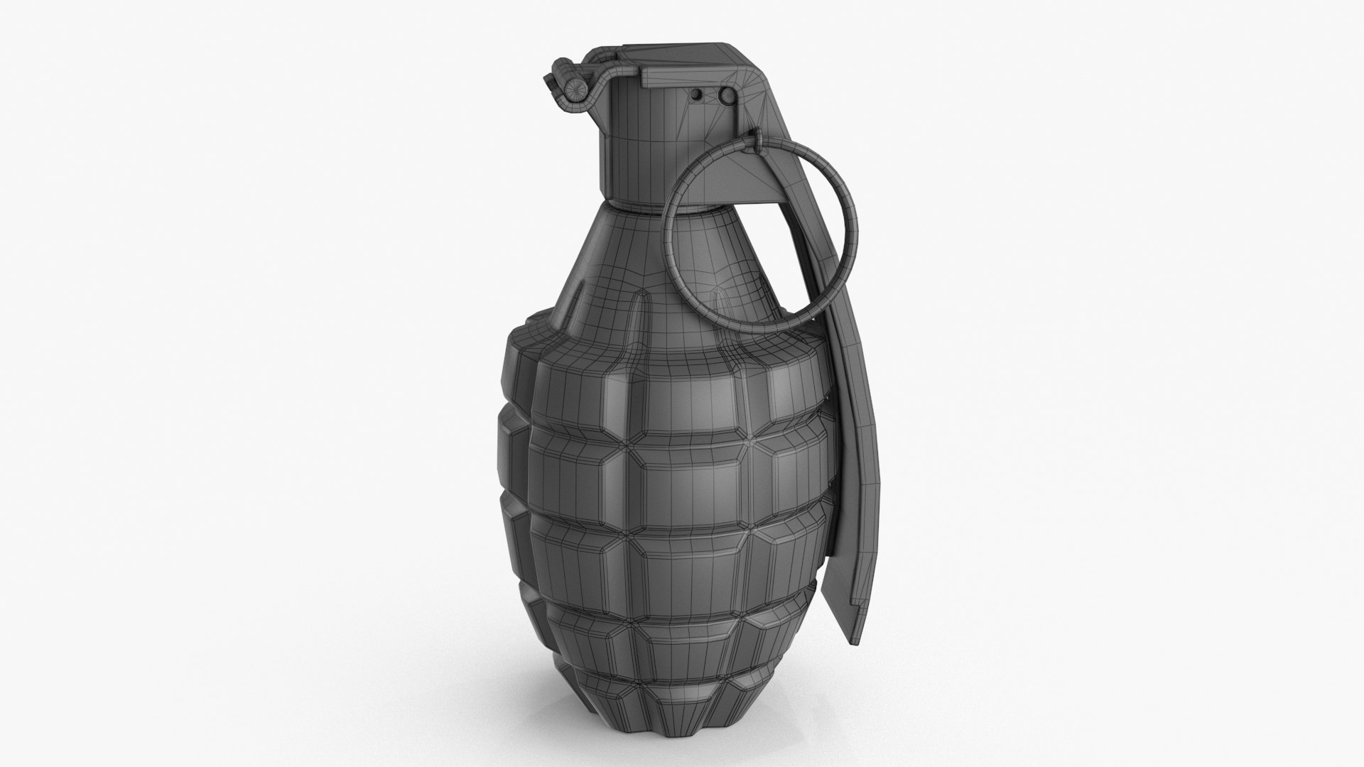 3D Hand Grenade Model - TurboSquid 1961906