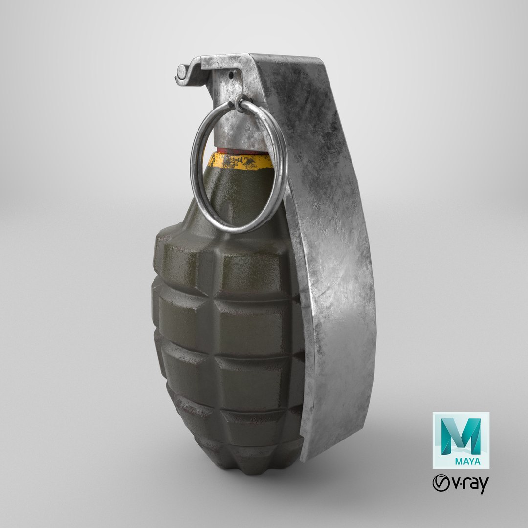 3D Hand Grenade Model - TurboSquid 1961906