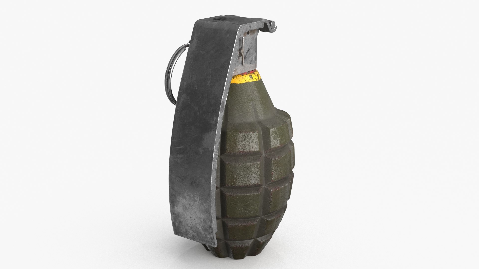 3D Hand Grenade Model - TurboSquid 1961906
